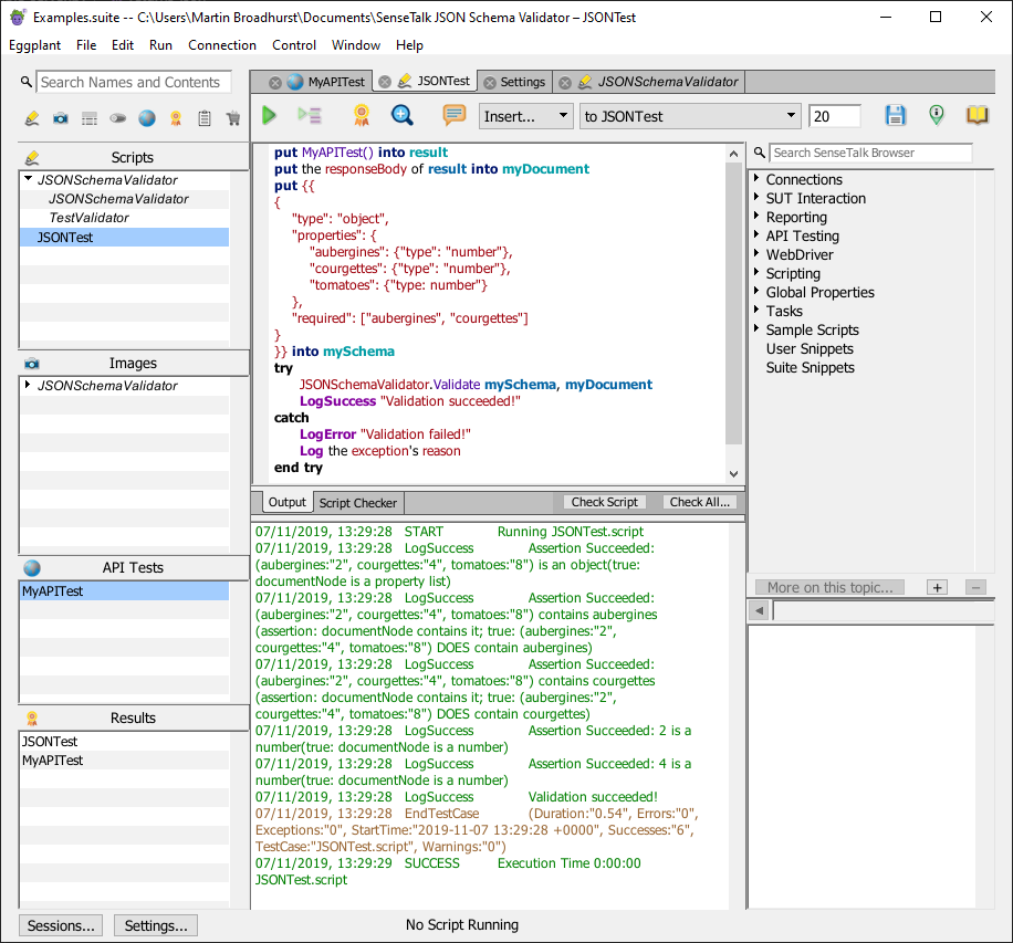 JSON Schema Validator Accelerator JSON Schema Validator Accelerator